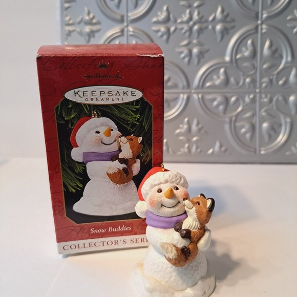 Hallmark | Holiday | Vintage 999 Hallmark Snowman Buddies 2 Snowman ...